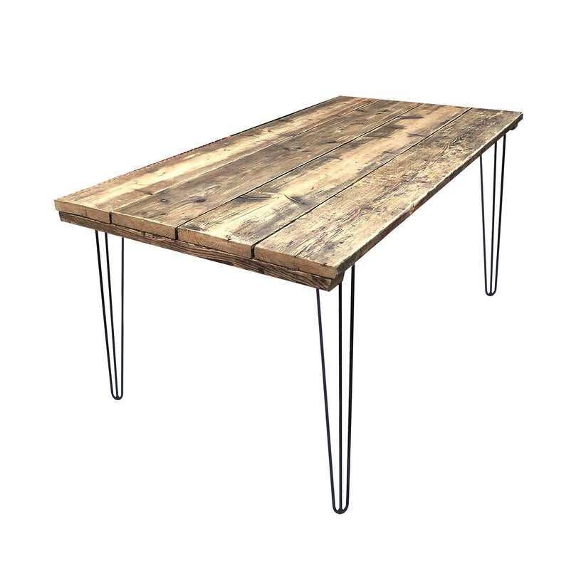 2. Outdoor Reclaimed Scaffold Board Dining Tables – The Trestle Table ...